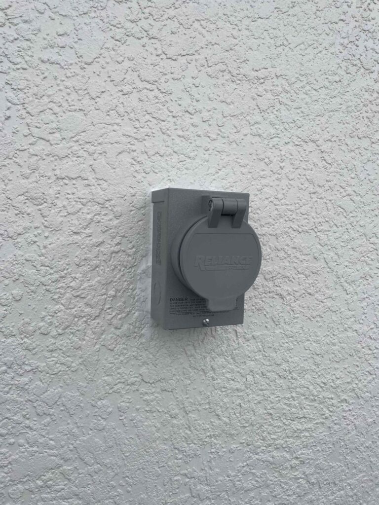 50-Amp Generator Inlet & Whole-Home Surge Protector Installation – Cape ...