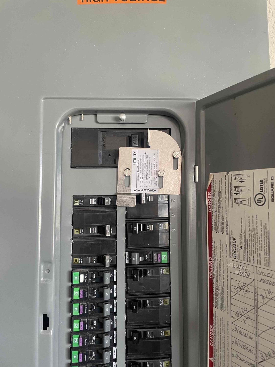 50-Amp Generator Inlet & Whole-Home Surge Protector Installation – Cape ...